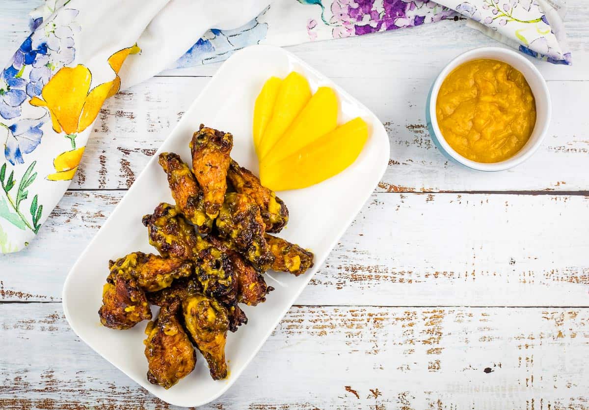 Grilled Chipotle-Mango Wings - Grill What You Love