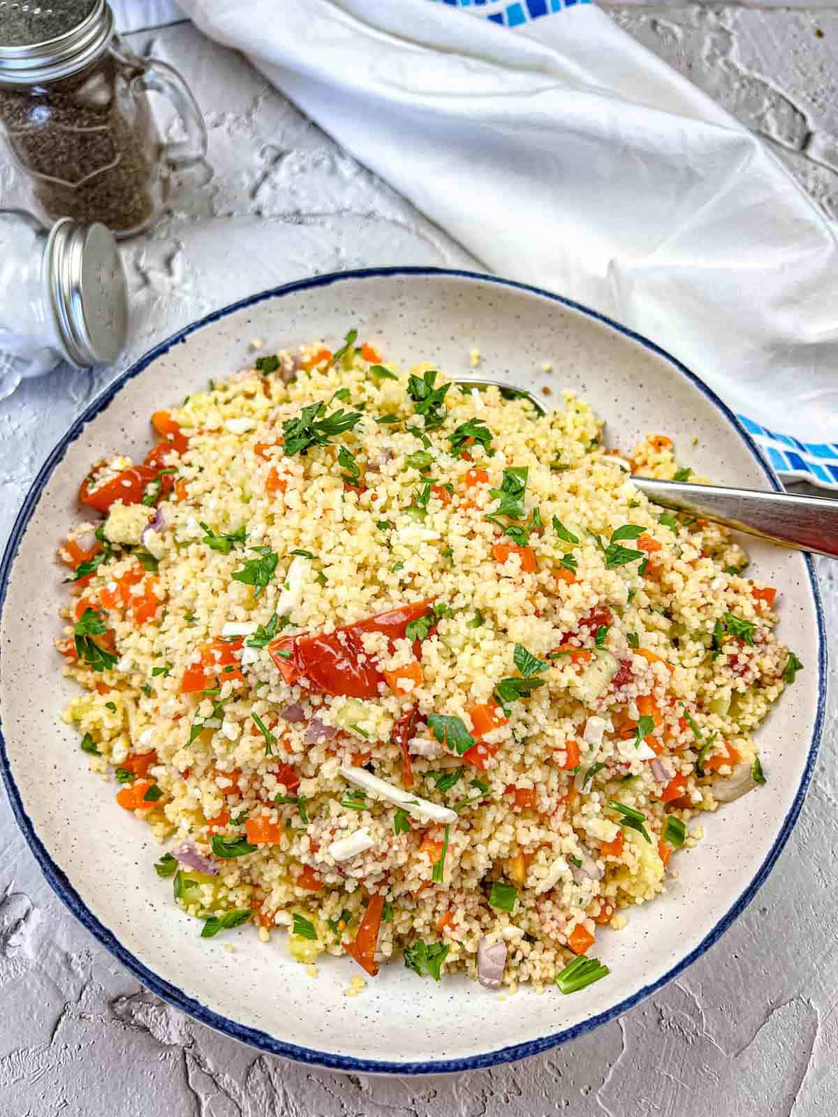 Flavor-Packed Mediterranean Couscous Salad with Smoked Tomatoes